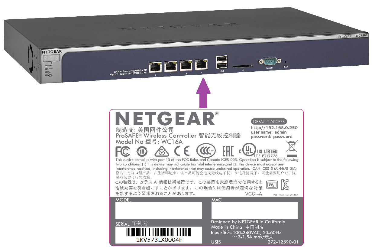 How do I find my NETGEAR Business product's serial number? | Answer ... How do I find my NETGEAR Business product's serial number? | Answer ...