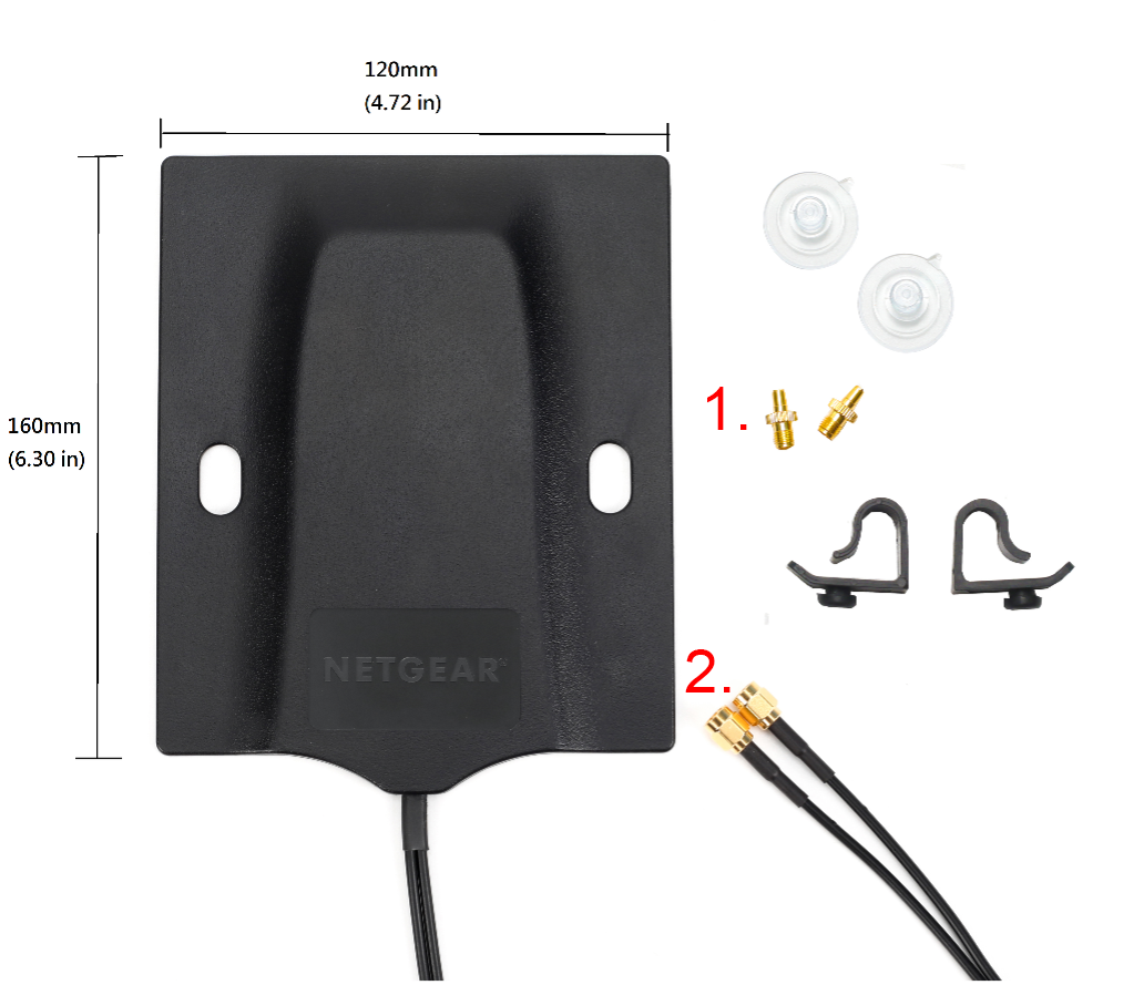 How do I improve the reception of my NETGEAR mobile hotspot with an ...
