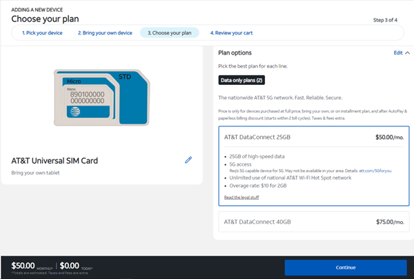 How do I buy an AT&T or T-Mobile SIM card or data plan for my unlocked ...