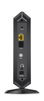 Where are the two Ethernet ports on my NETGEAR CM1100 Multi-Gig Speed ...