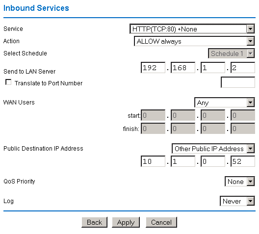 Using multi-NAT with the FVX538v1 or FWG114P ProSAFE VPN firewall ...