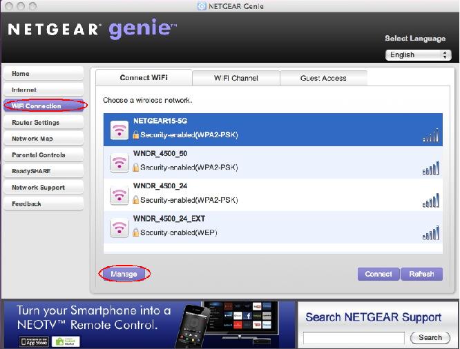 Add or Remove a wireless network profile using NETGEAR genie | Answer ...