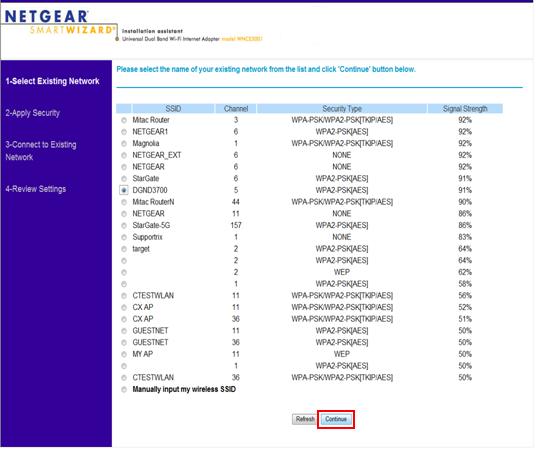 Setting up the WNCE3001 universal wireless adapter - NETGEAR Support
