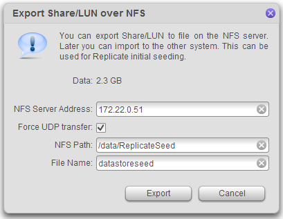 ReadyDATA Replicate Seeding - NETGEAR Support