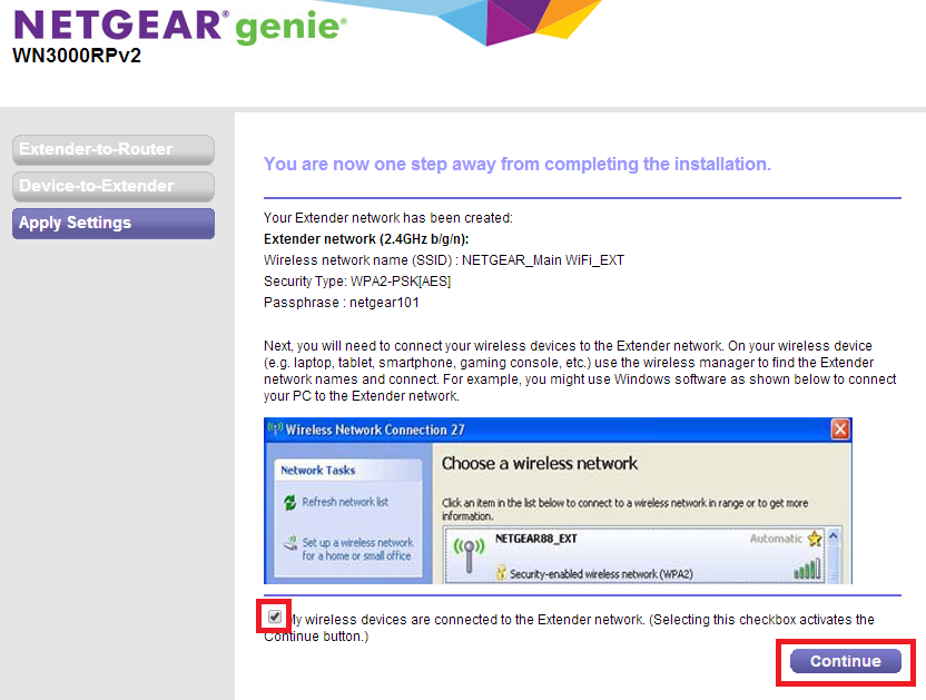 WN3000RPv2 initial installation - NETGEAR Support
