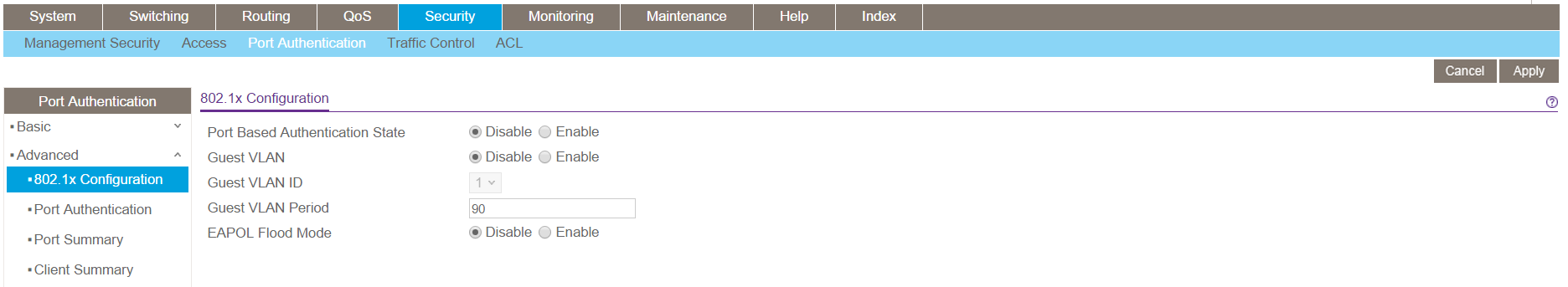 How do I configure 802.1X-based authentication on a smart switch? - NETGEAR Support