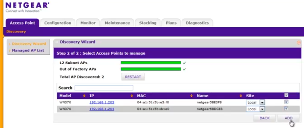 WC7600 Wireless Controller Setup and Discovery - NETGEAR Support