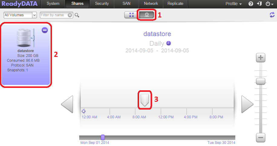 ReadyDATA: Restoring data from a snapshot of an iSCSI LUN - NETGEAR Support