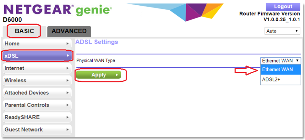 How Do I Set Up My Netgear Dsl Modem Router In Router Mode To Use With A Separate Modem