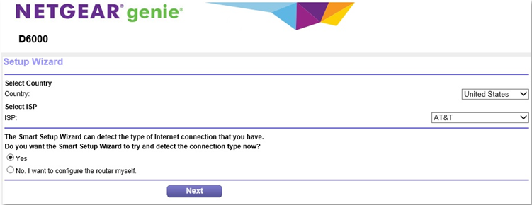 How do I set up and install the NETGEAR D6000 for DSL connection ...
