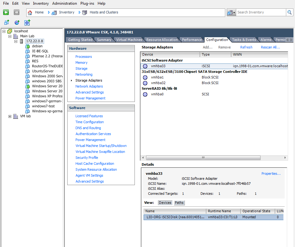 Using ReadyNAS OS 6 as a VMware ESX Datastore (iSCSI) - NETGEAR Support