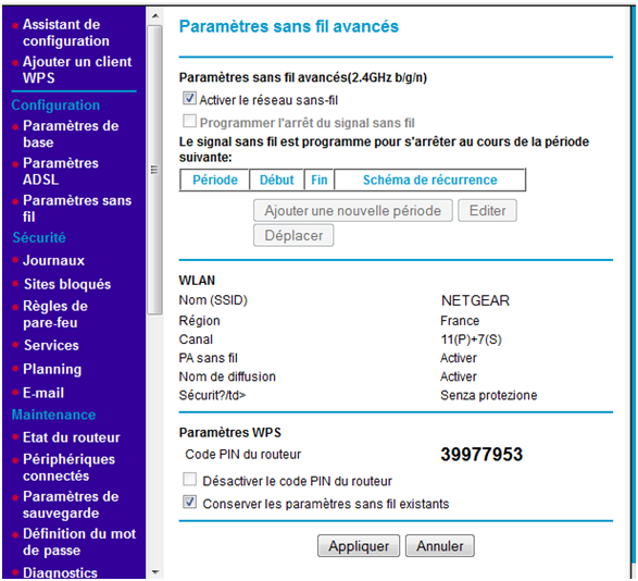 Activer le réseau wifi sur votre routeur/modem-routeur NETGEAR ...