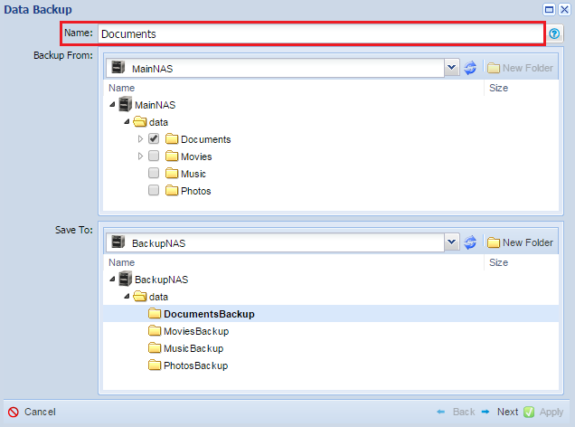 How do I back up data between two ReadyNAS OS 6 systems (using ReadyNAS ...