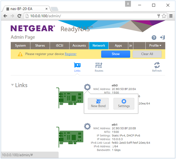 How do I enable LACP on my ReadyNAS? - NETGEAR Support