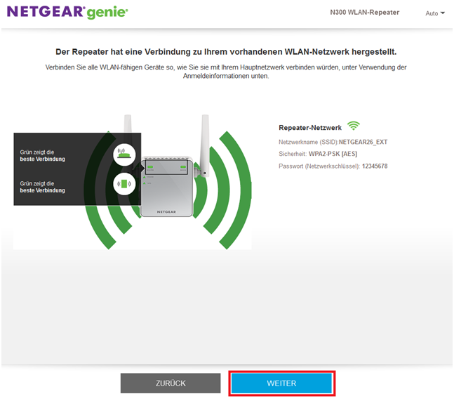 Wie konfiguriere ich meinen NETGEAR EX2700 mithilfe von NETGEAR Genie ...