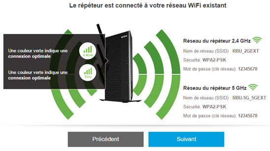Installer l’EX7000 comme répéteur wifi - NETGEAR Support