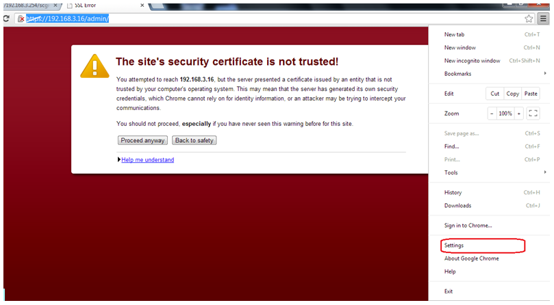 Installing a Certificate on Google Chrome for ReadyNAS OS 6 - NETGEAR ...