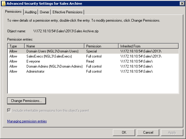 ReadyNAS OS 6: Setting Active Directory folder permissions - NETGEAR ...