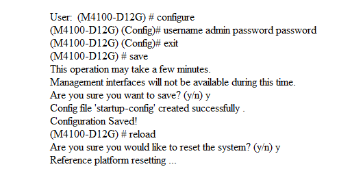 M4100:To recover admin password from boot menu - NETGEAR Support