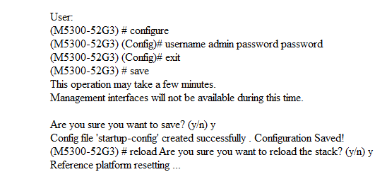 M5300: To recover admin password from boot menu - NETGEAR Support