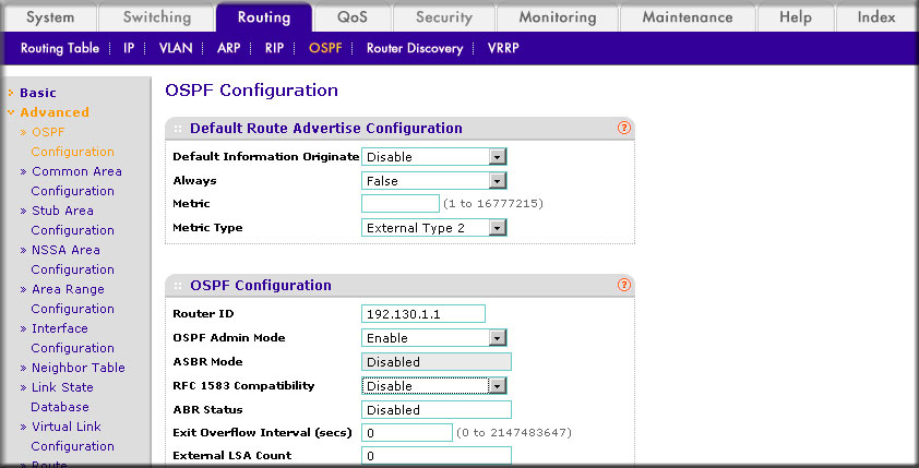 How do I configure Open Shortest Path First (OSPF) on a border router ...